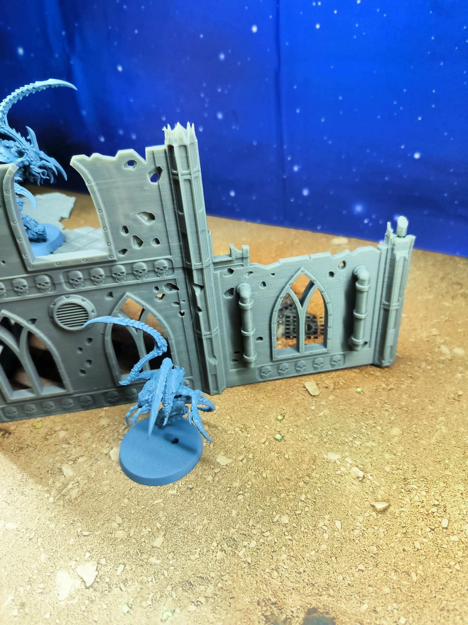 Gothic WTC Ruins Wargame Scenery - Free 3D Print Model - MakerWorld