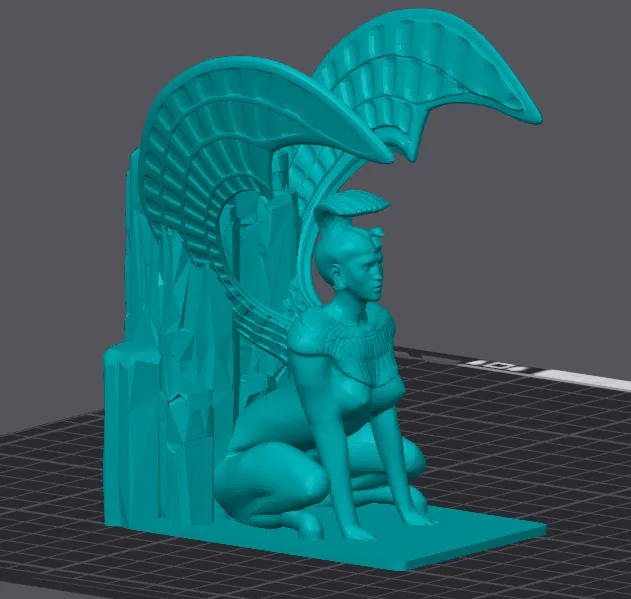 Never Ending Story Southern Oracle Sphinx Bookends by Major League Mods - MakerWorld