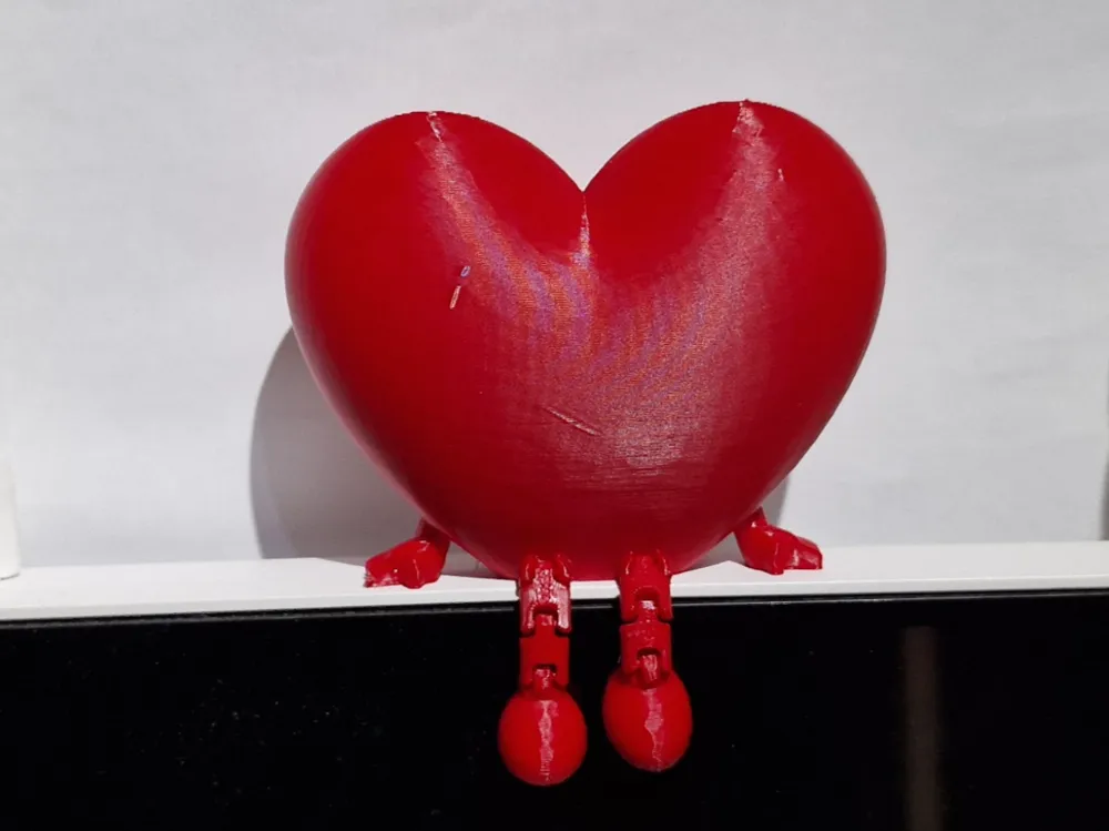 Big Articulated Heart Valentine's Day Corazon - Free 3D Print Model ...