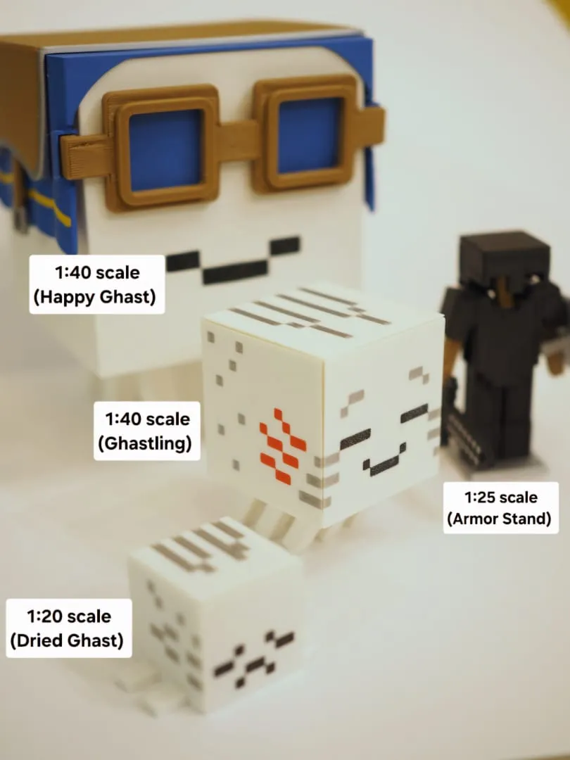 Minecraft Ghastling (1:40th Scale) by Tyron_Makes_Stuff MakerWorld ...