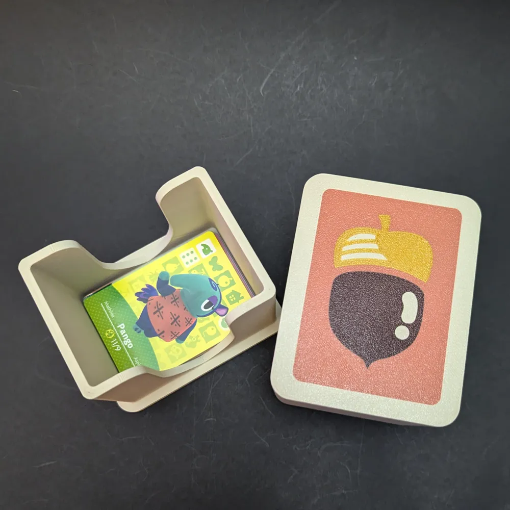 Animal Crossing Recipe Card Amiibo Box (TALL) by Daann_ii - MakerWorld
