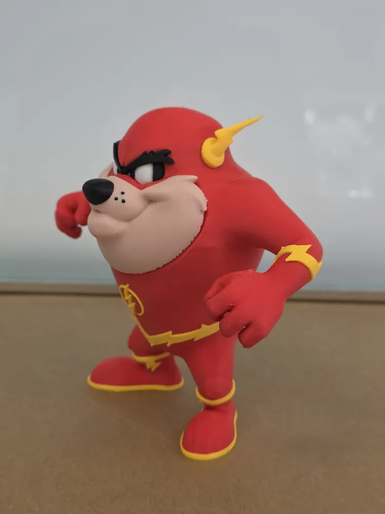 Taz as Flash / Multicolor - Free 3D Print Model - MakerWorld