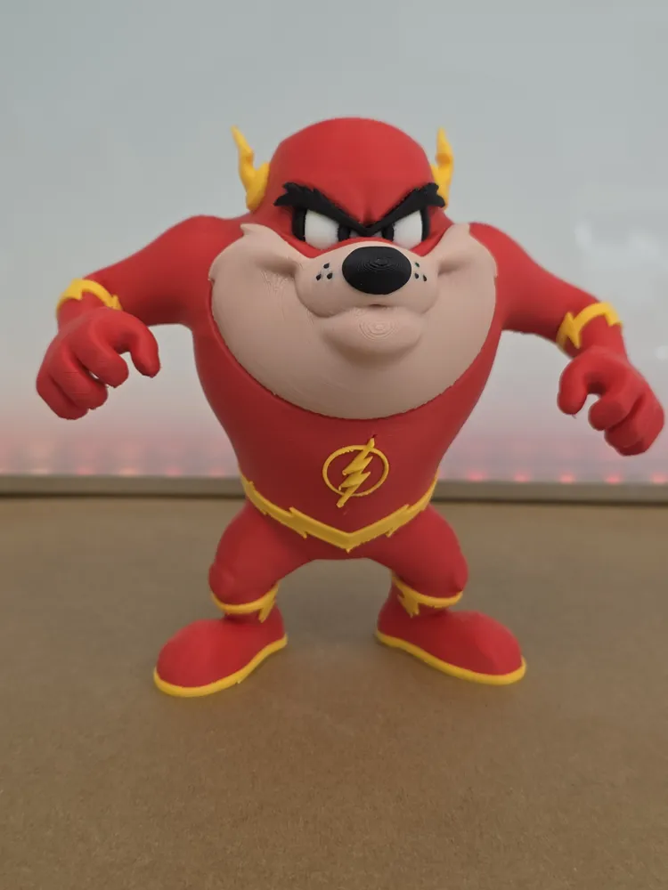 Taz as Flash / Multicolor - Free 3D Print Model - MakerWorld