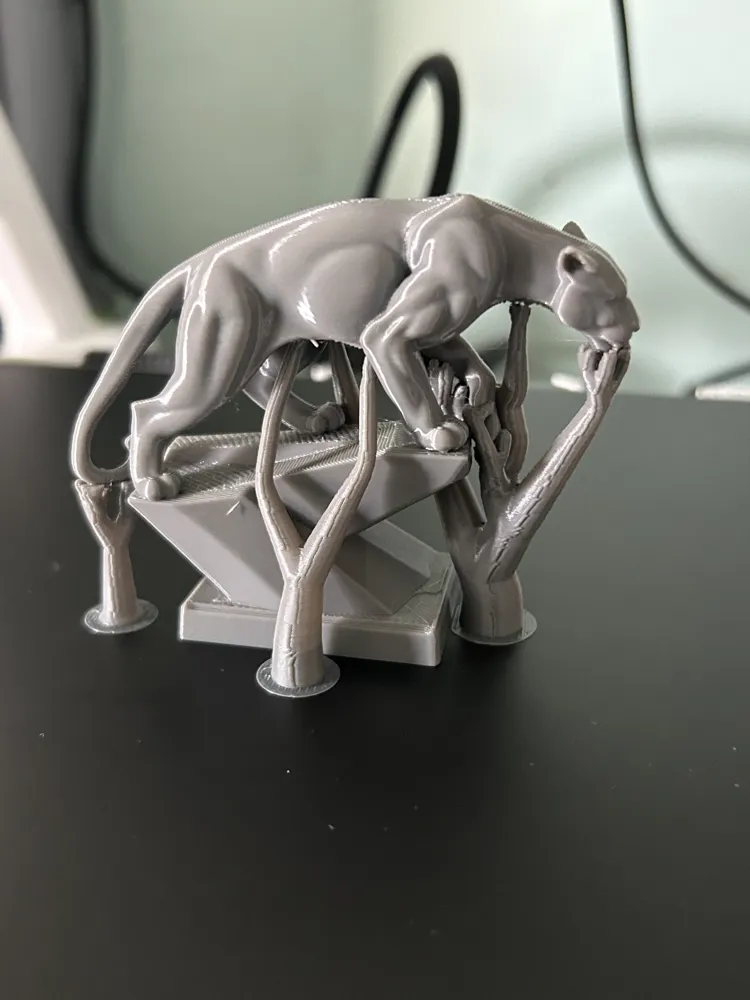 几何豹——3D可打印雕塑 来自 Disaster MakerWorld：免费下载 3D 模型