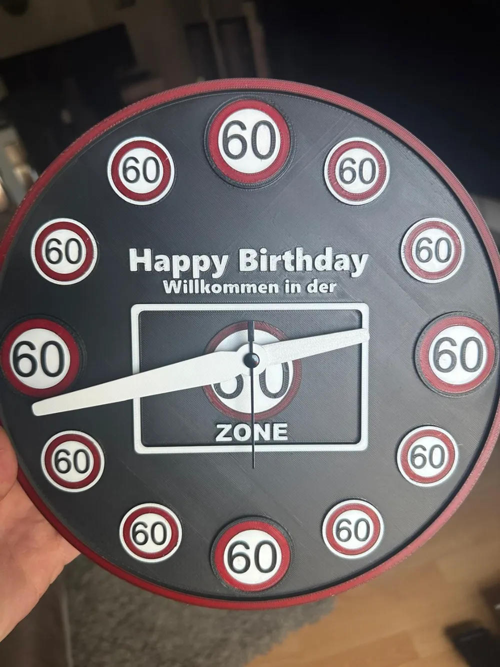 60th Birthday Clock (Bambu Hardware Kit) by Marcoepunkt MakerWorld ...