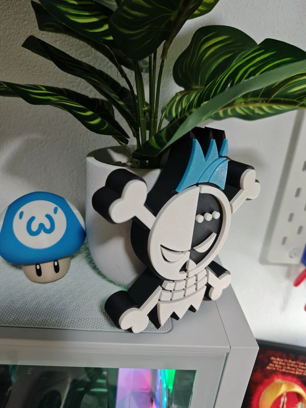 One Piece Franky Skull Jolly Roger (NO AMS/AMS) by Jotasct MakerWorld ...