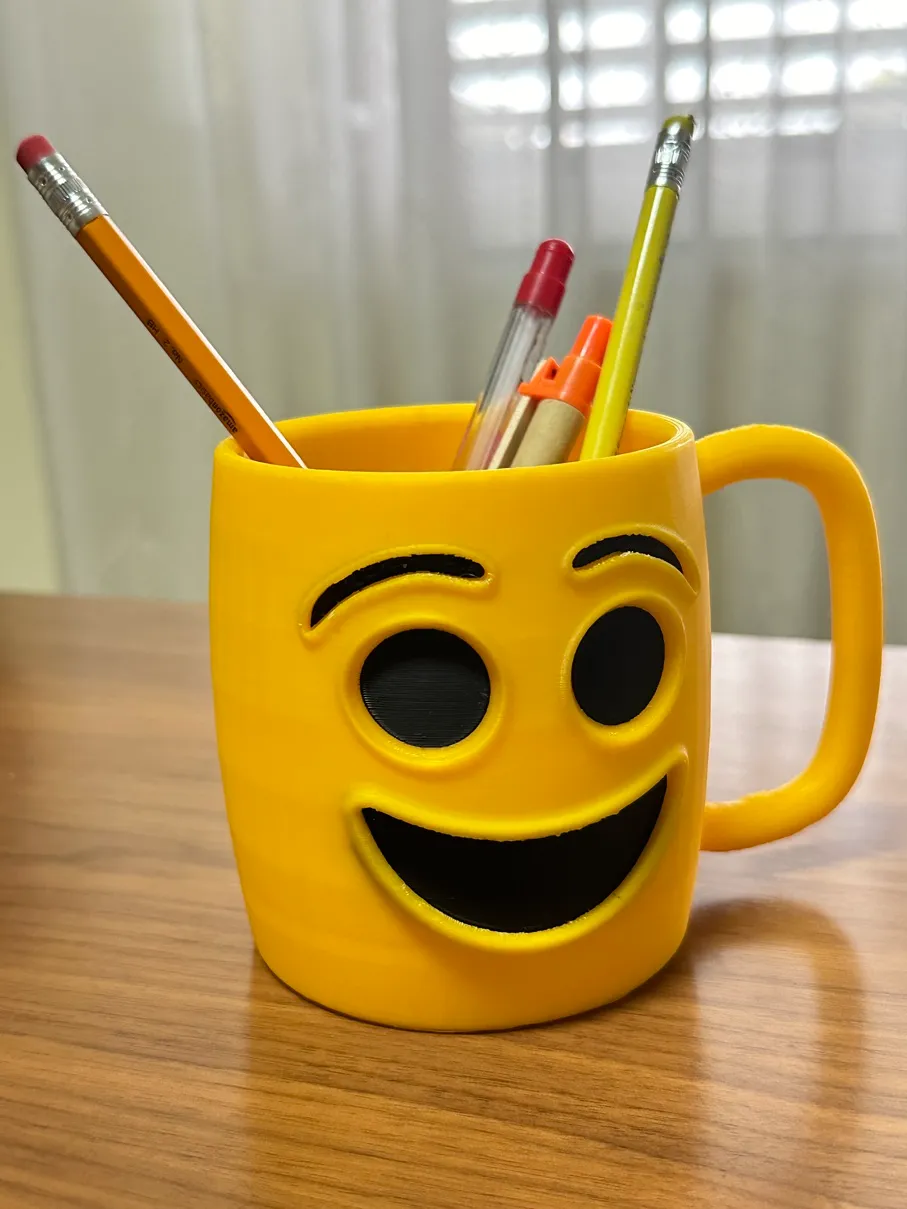 Funny Emoji Mug by 3DPrintable.art - MakerWorld