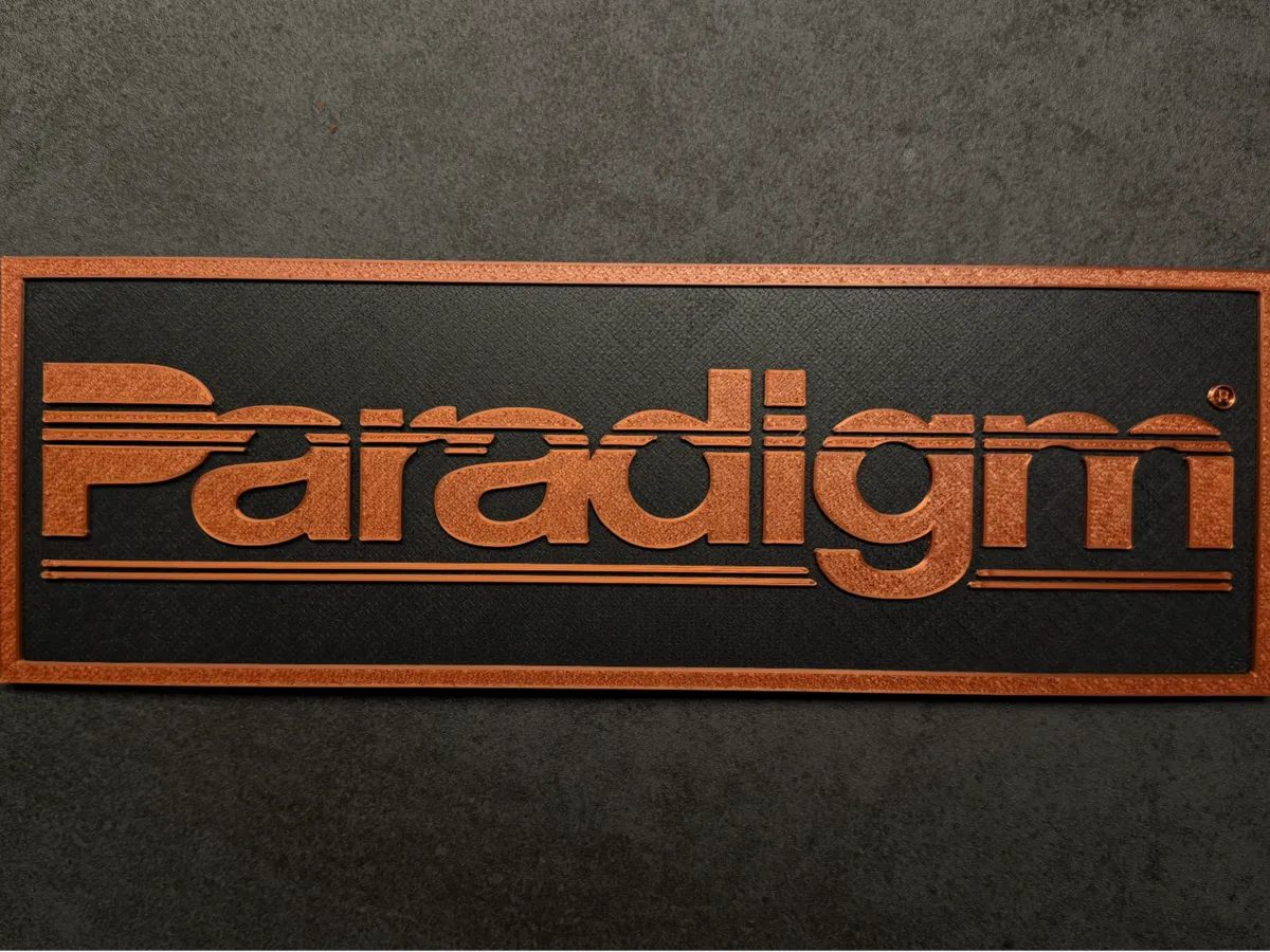 Panneau audio Paradigm vintage - Modèle d'Impression 3D Gratuit ...