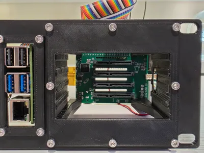 Pi RAID - 10" Rack Pi 5 NAS - Radxa PENTA Sata Hat by NPD MakerWorld ...