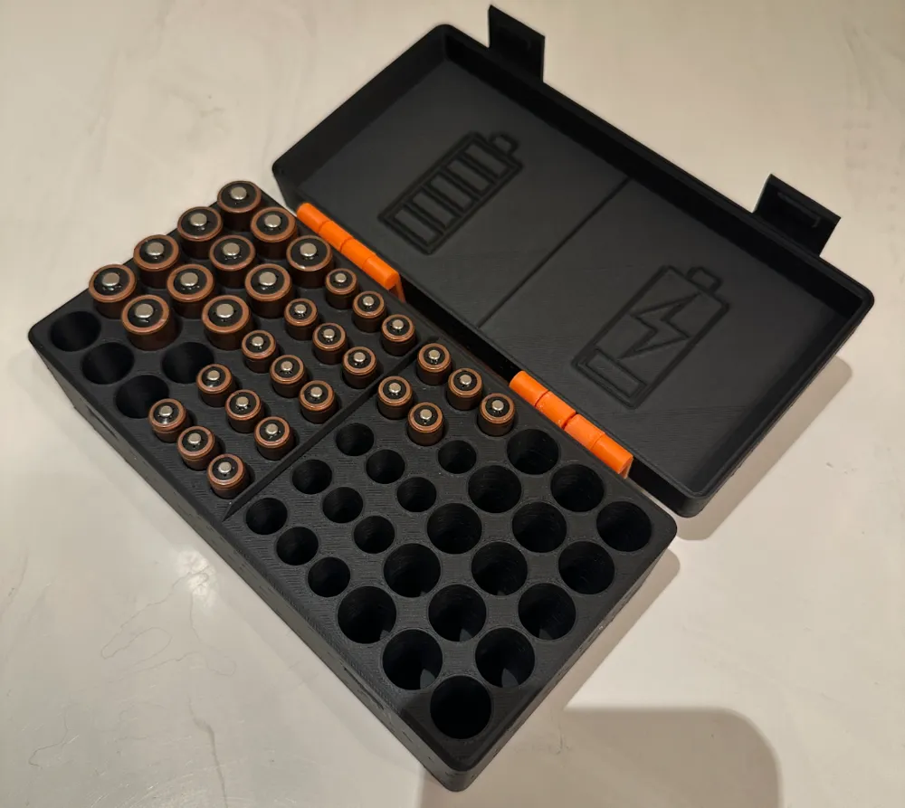 Battery Box - AA & AAA Batteries - Free 3D Print Model - MakerWorld