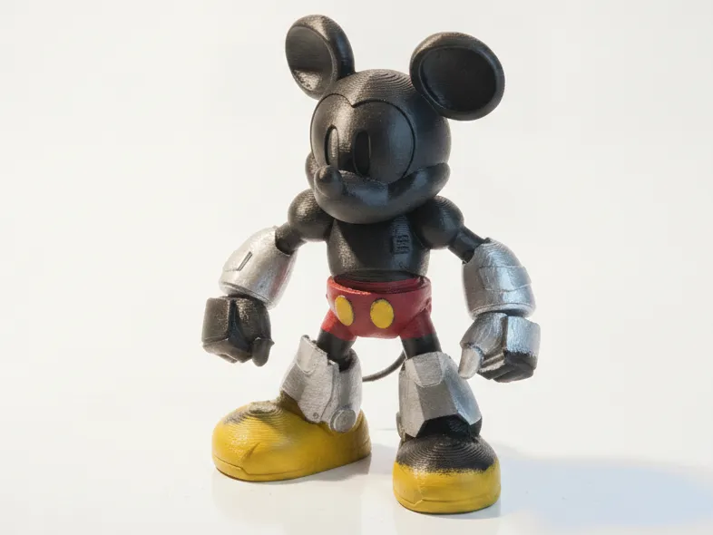 Mech Suit Mickey Mouse Robot Figure 3D Printable - Free 3D Print Model ...
