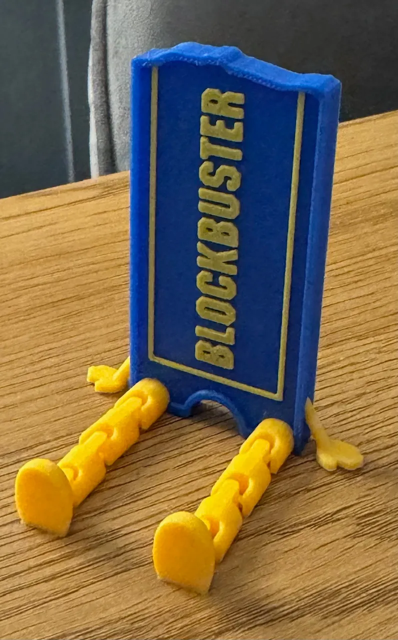 Blockbuster Buddy - Free 3D Print Model - MakerWorld