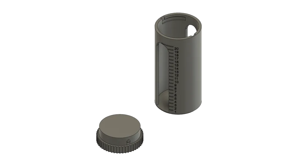 20 euro coin tube by ordunez - MakerWorld