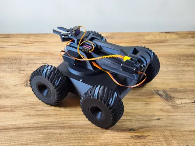 RC Rover with Robot Arm 6 DOF by Emre Kalem MakerWorld: Download Free ...