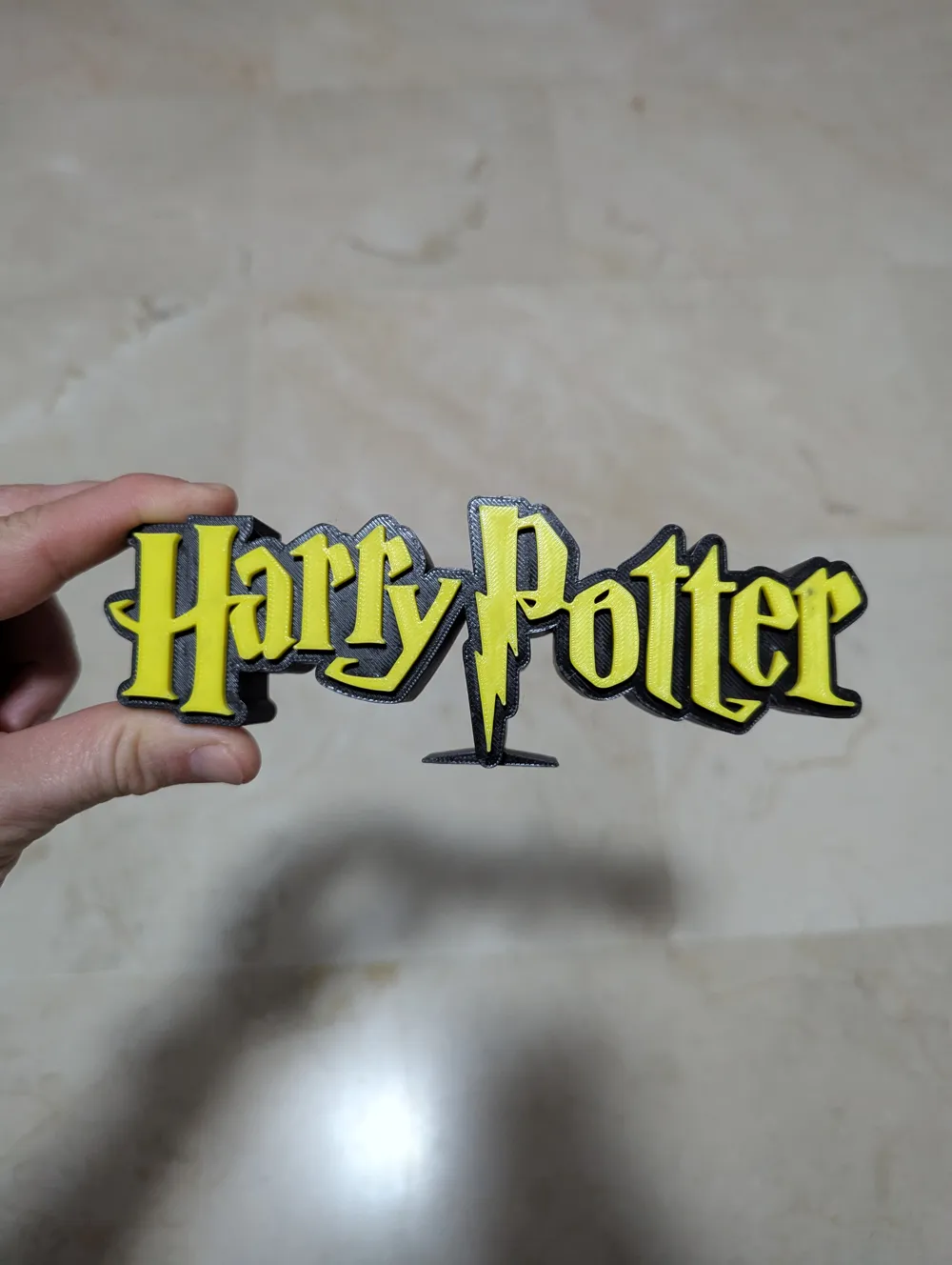Harry Potter Logo / Sign (NO AMS/AMS) - Free 3D Print Model - MakerWorld