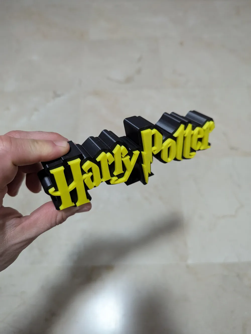 Harry Potter Logo / Sign (NO AMS/AMS) - Free 3D Print Model - MakerWorld