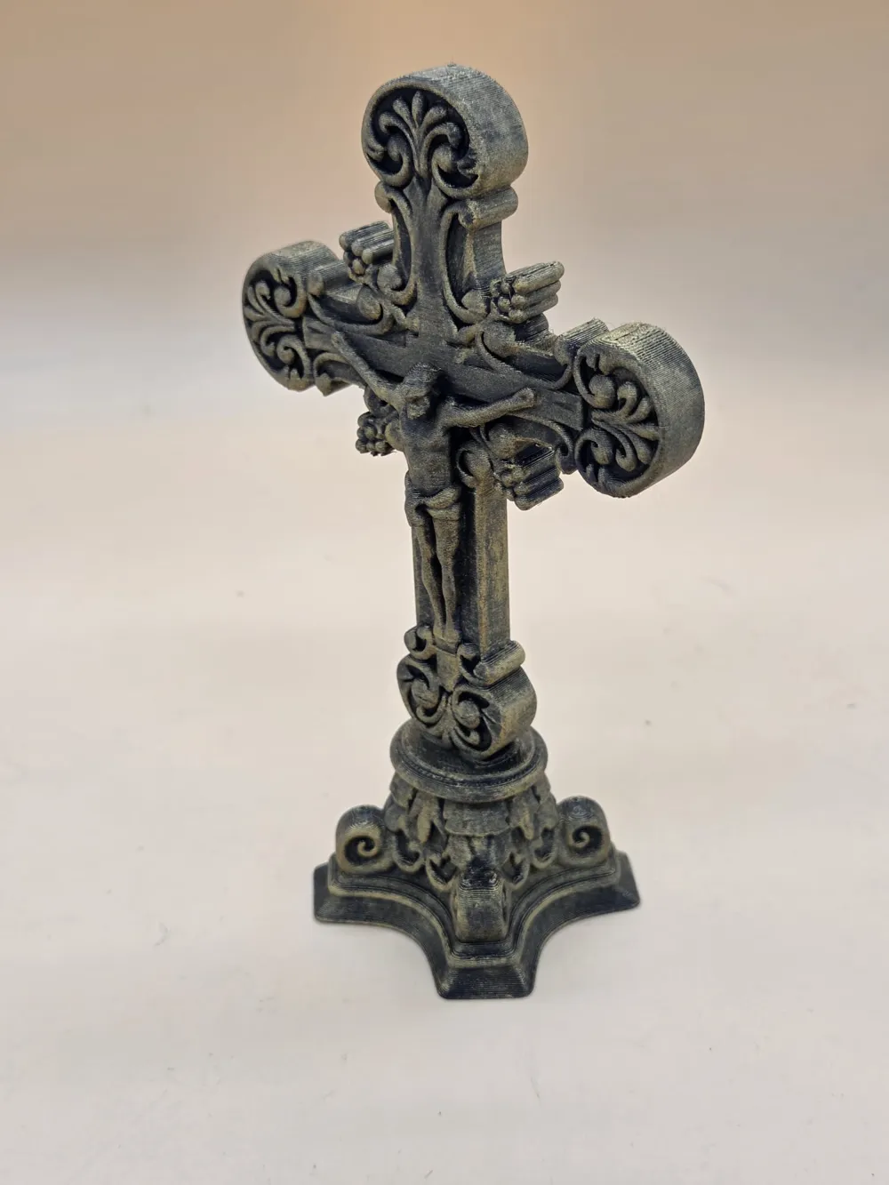 Ornamental Crucifix Baroque Cross - Free 3D Print Model - MakerWorld