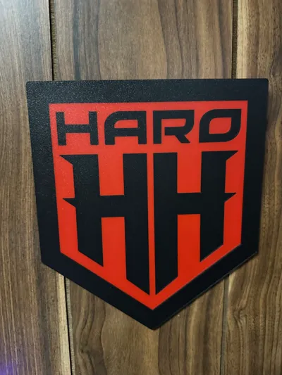 haro bikes logo lightbox/ wall art by tropicgtiturbo - MakerWorld