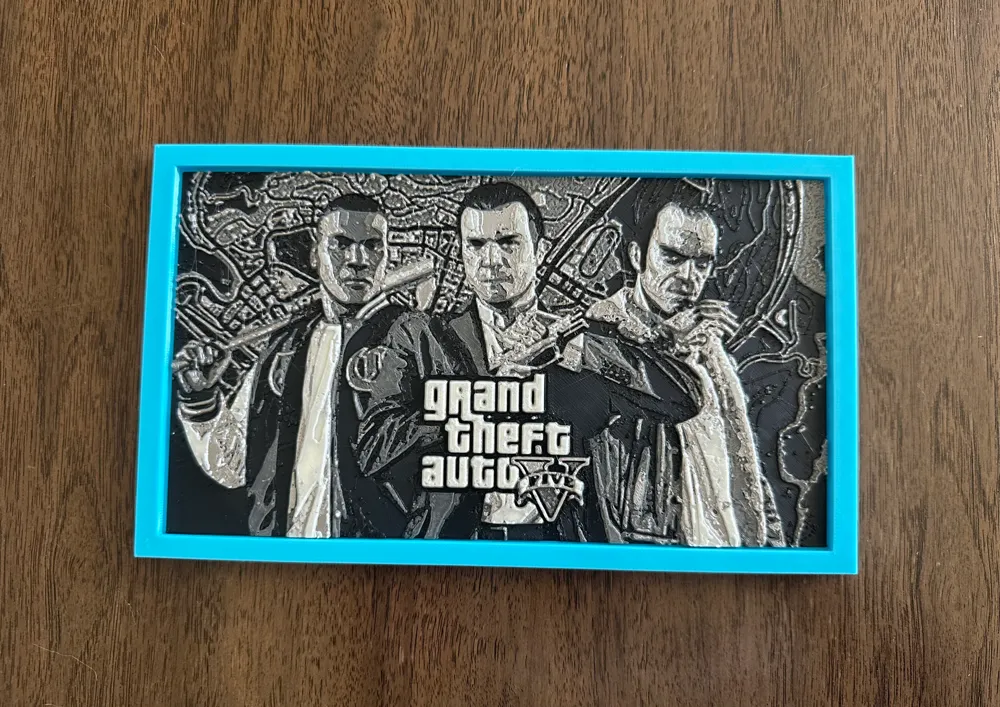 GTA V filament painting: No AMS Needed by A3 Custom Works MakerWorld ...