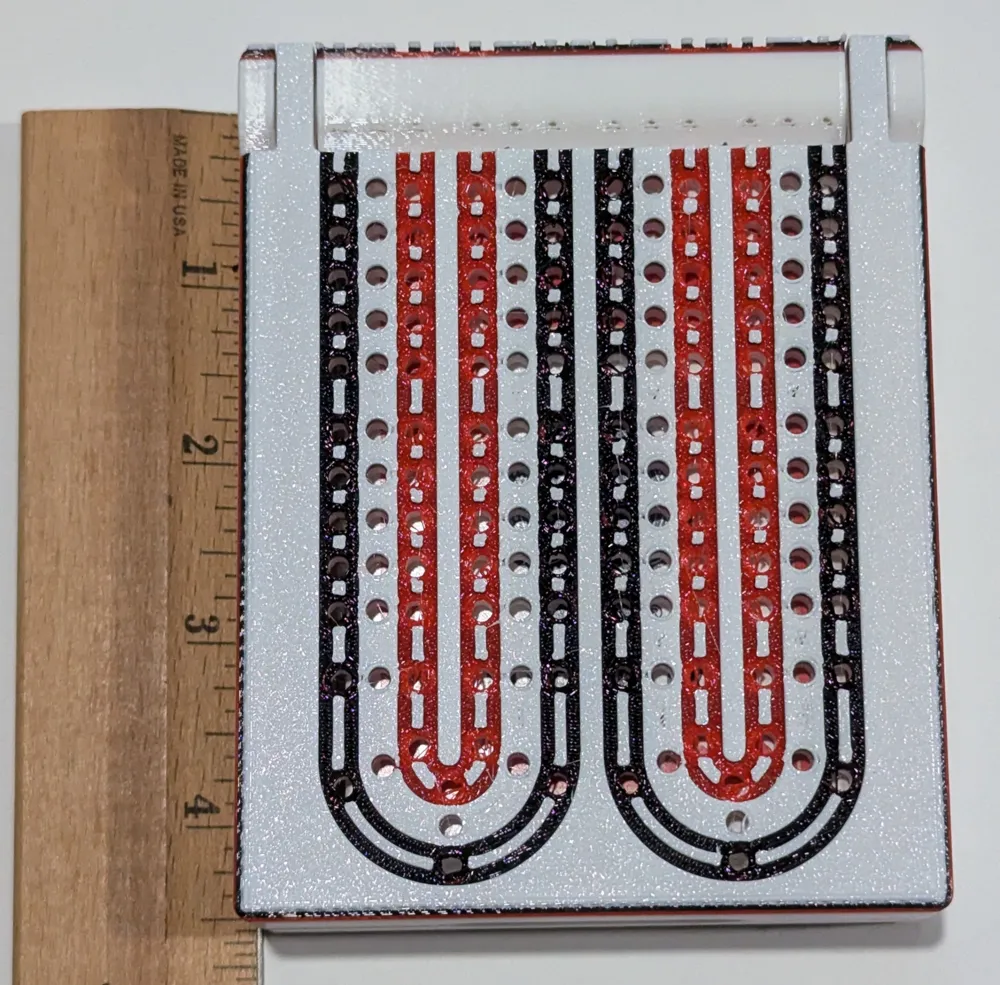 Foldable Crib (Cribbage) Board - Free 3D Print Model - MakerWorld