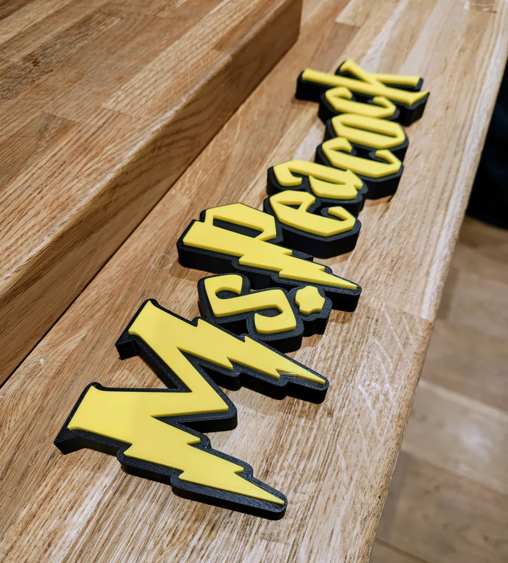 Harry Potter font ***MS.PEACOCK*** - Free 3D Print Model - MakerWorld