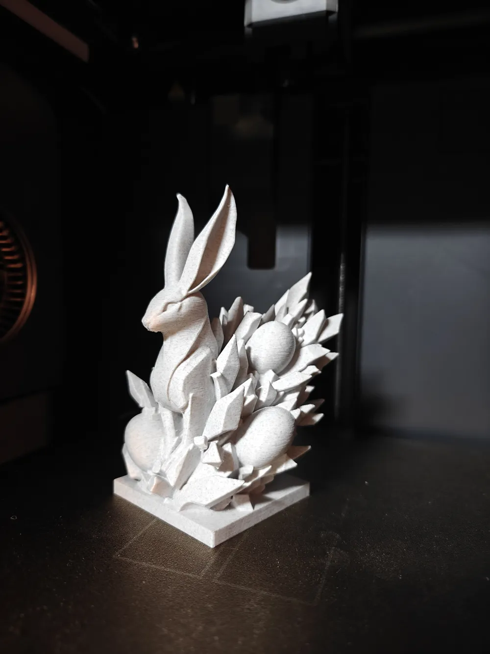 Crystal Easter Bunny Decorative 3D Print - Free 3D Print Model - MakerWorld
