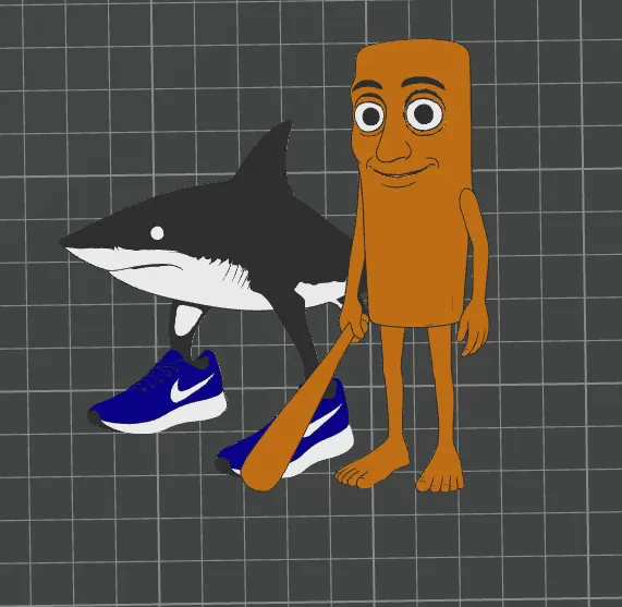 Tralalero tralala & hung thung thung sahur by James MakerWorld ...