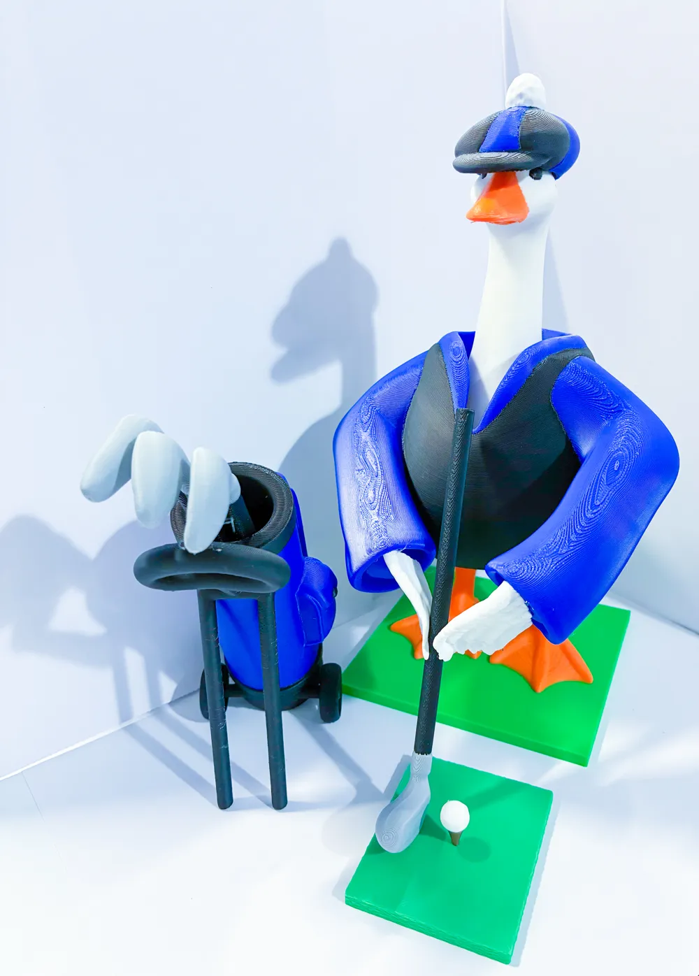 Golf Shirt, Bag, Clubs Desk Goose Gear - Free 3D Print Model - MakerWorld