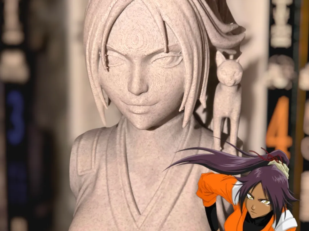 Yoruichi Shihōin - Bleach - Rincón de lectura - Modelo de impresión 3D ...