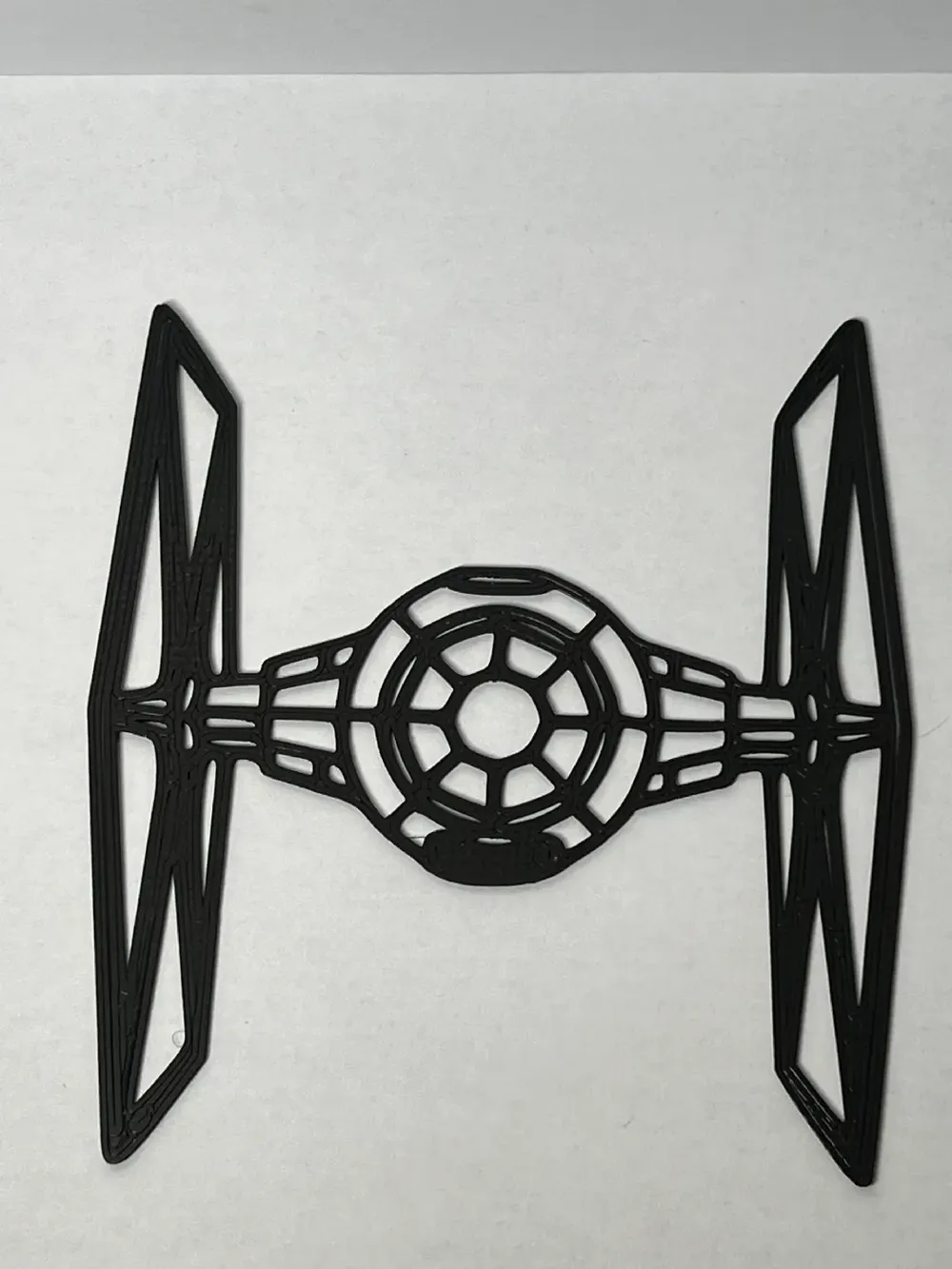 Minimalist TIE Fighter Wall Art / Star Wars - Free 3D Print Model ...