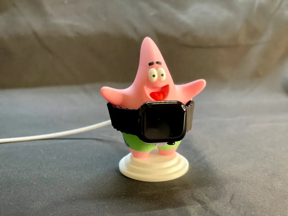 Patrick Star Desktop Watch Charging Stand by 上进的up主 MakerWorld ...