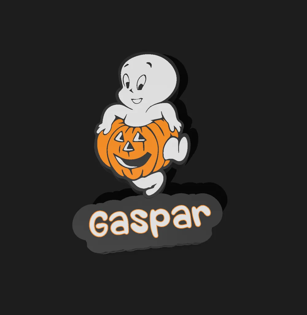 GASPER - GASPARZINHO GHOST LIGHTBOX / LED LAMP by Office.3D - MakerWorld