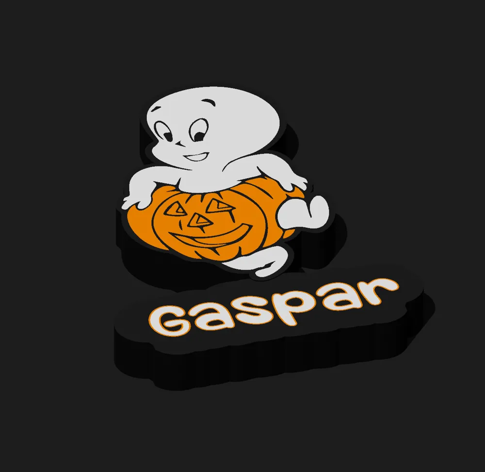 GASPER - GASPARZINHO GHOST LIGHTBOX / LED LAMP by Office.3D - MakerWorld