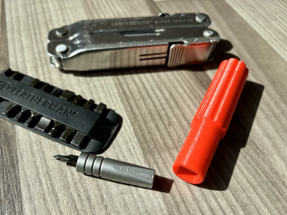 leatherman screwdriver bit extension handle by Stefan - MakerWorld