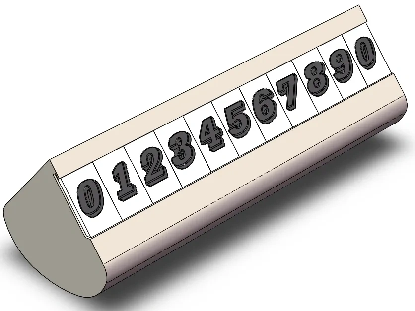 Tumbler Phone Number Plate by U s e r_Yu - MakerWorld