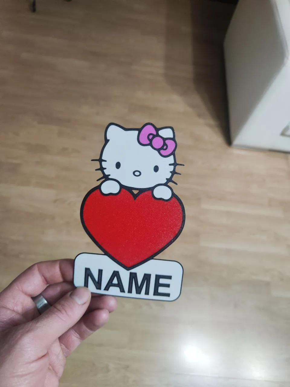 Hello Kitty Romantica—Your Name by ISMAPP - MakerWorld