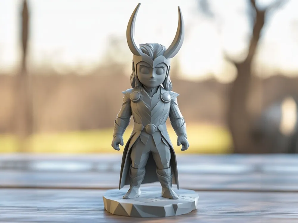Mini Loki Figurine by Layered Studio MakerWorld: Download Free 3D Models