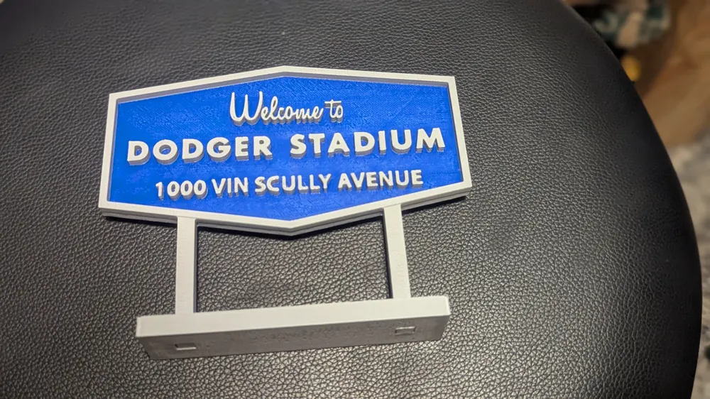 Dodger Stadium Sign Remixed by Euclid Do It MakerWorld: Download Free ...