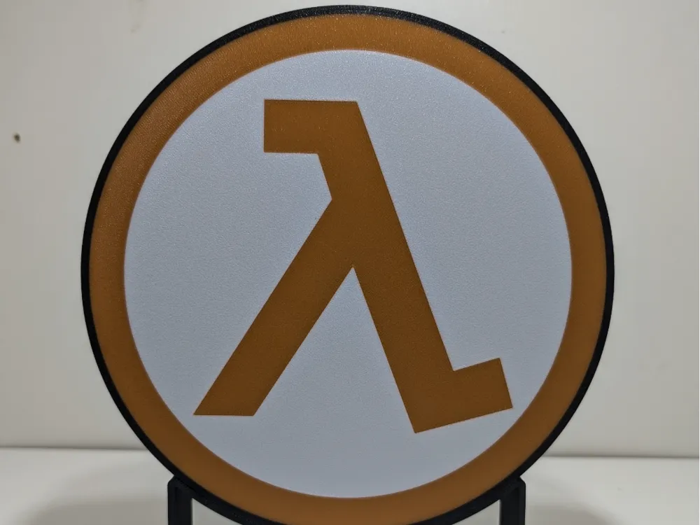 Half-Life Sign / LED by Mindblowing : 3D Printing - MakerWorld
