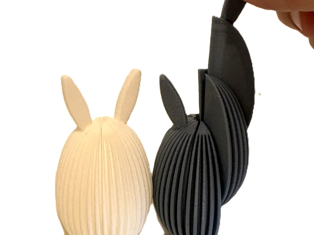 Easter Egg With Ears Fidget - Free 3D Print Model - MakerWorld