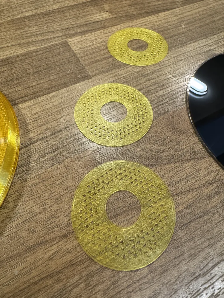 CD/DVD/Blu-Ray Spacer Disc - Free 3D Print Model - MakerWorld
