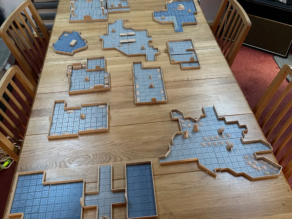 Wave Echo Cave - Carte de bataille D&D quasi-complète - Modèle d ...