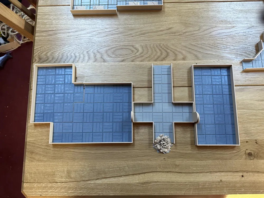 Wave Echo Cave - Carte de bataille D&D quasi-complète - Modèle d ...