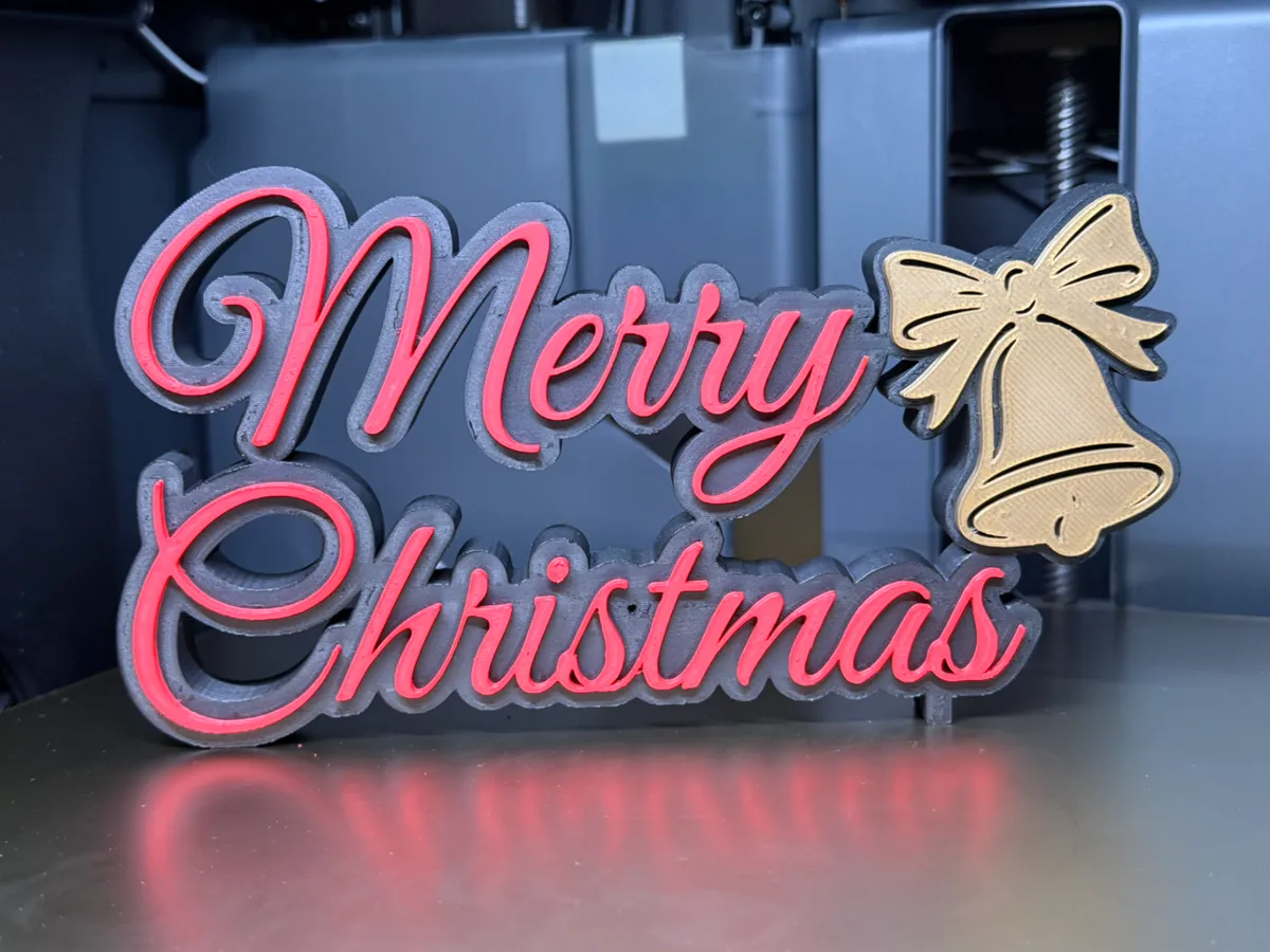 Feliz Natal - Sino Festivo por GoodBBQ MakerWorld: Baixe modelos 3D ...