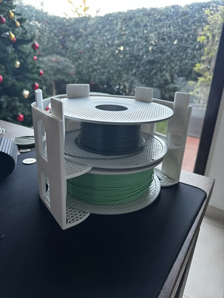 Infinity Spool Tower The Ultimate Storage Solution - Free 3D Print ...