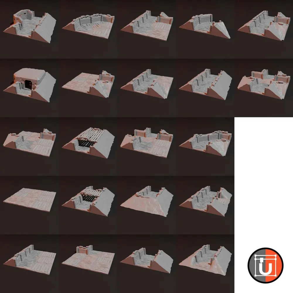Trench Terrain by Udo's 3D World MakerWorld: Download Free 3D Models