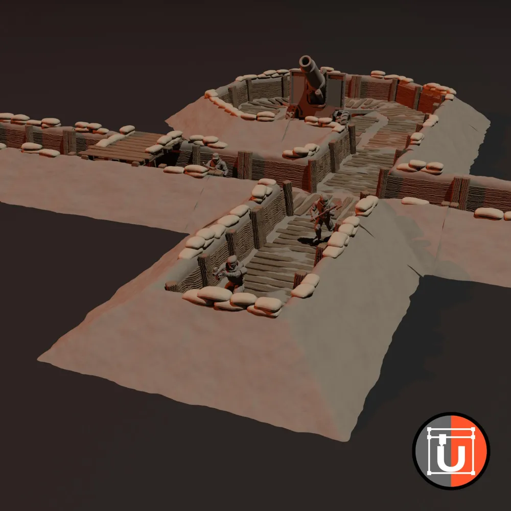 Trench Terrain by Udo's 3D World MakerWorld: Download Free 3D Models