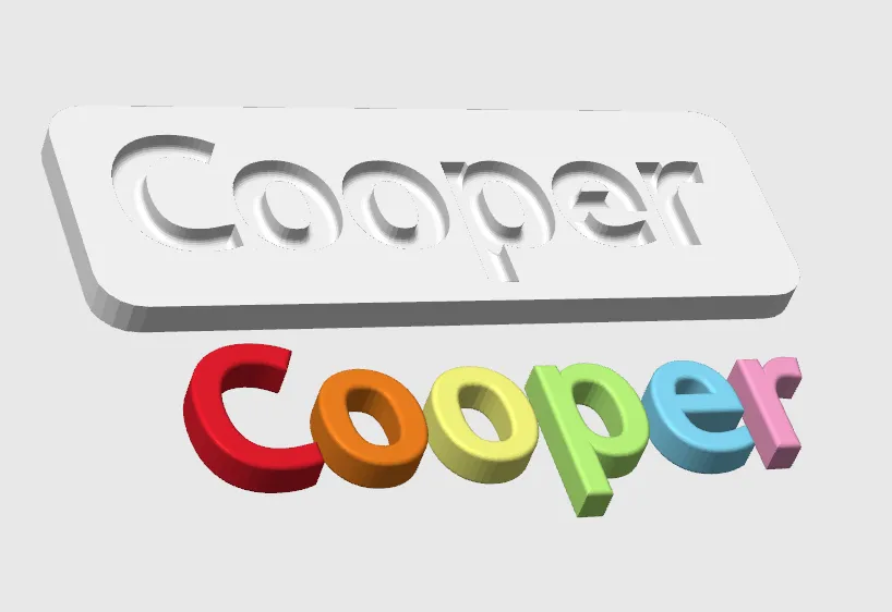 Cooper Name Puzzle by Sophia MakerWorld: Download Free 3D Models