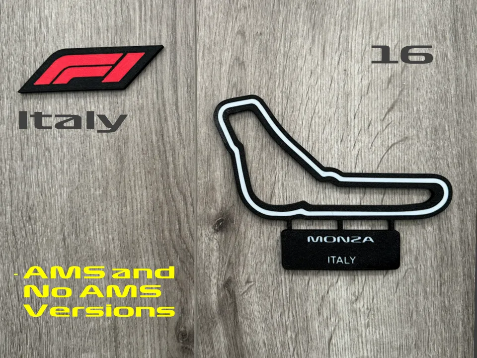 F1 2024 Monza Italy - Race 16 - Formula 1 by Elmaker Design - MakerWorld
