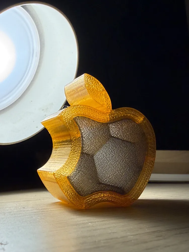 Apple Traslucent Logo - Free 3D Print Model - MakerWorld